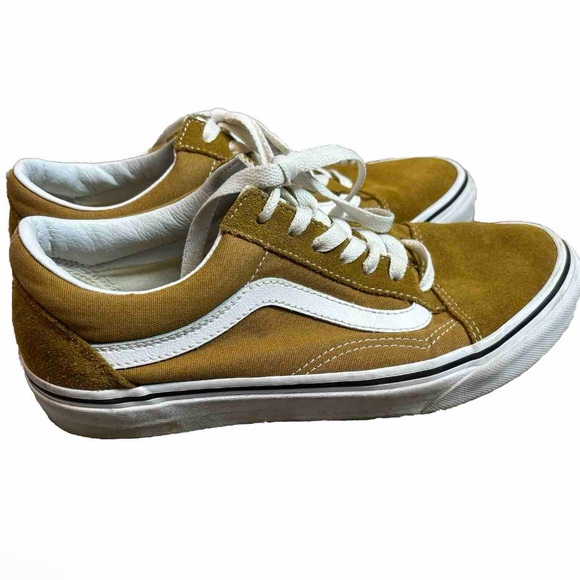 Vans | Shoes | Vans Low Top Mustard Yellow Womens 7 | Poshmark